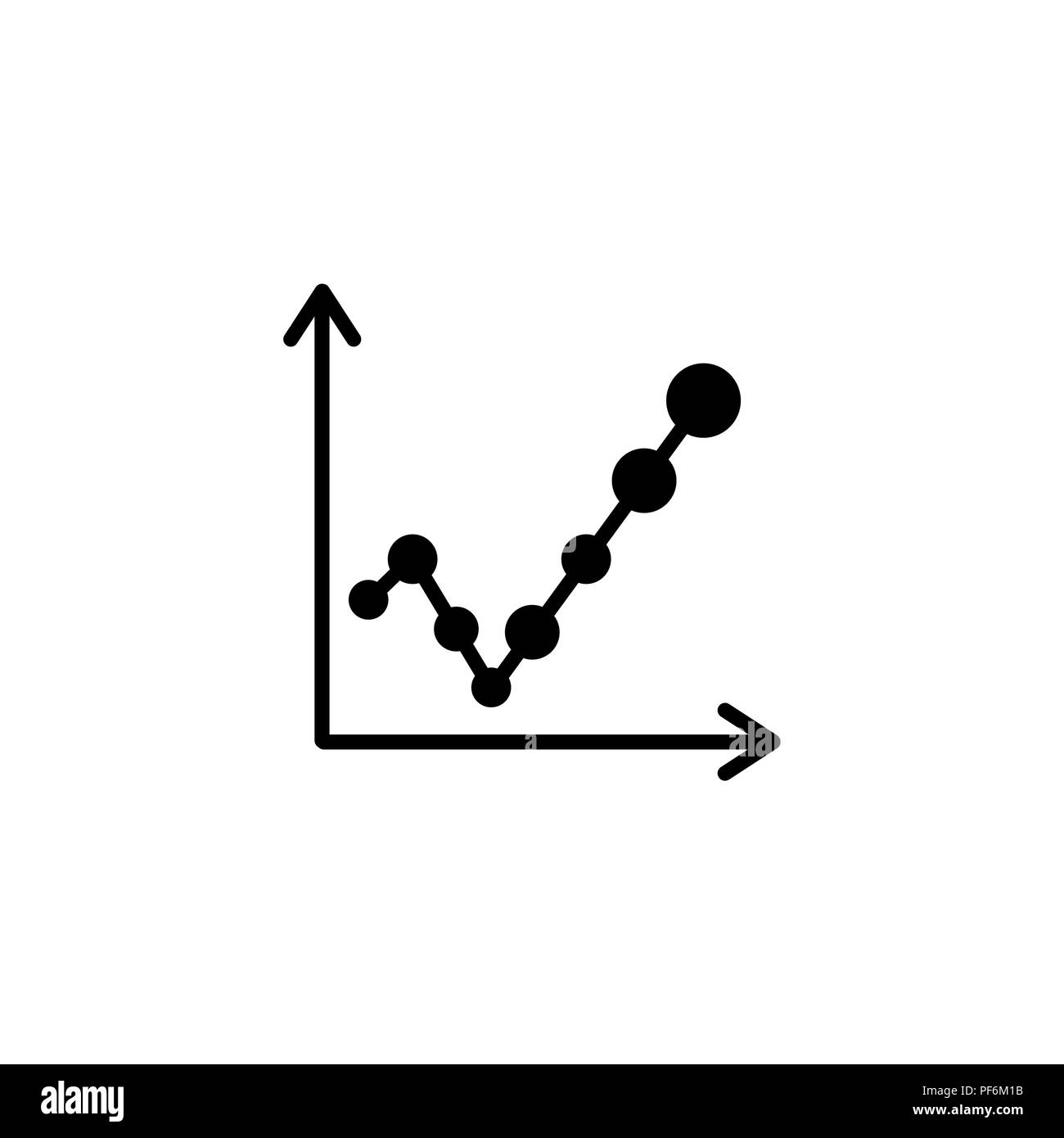 Web line icon. Graph black on white background Stock Vector Image & Art ...