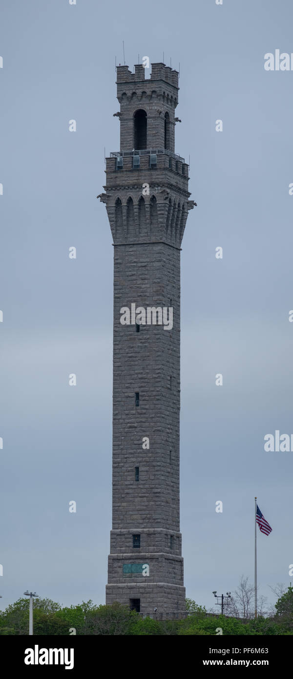 Pilgrim monument tower provincetown cape hi-res stock photography and ...
