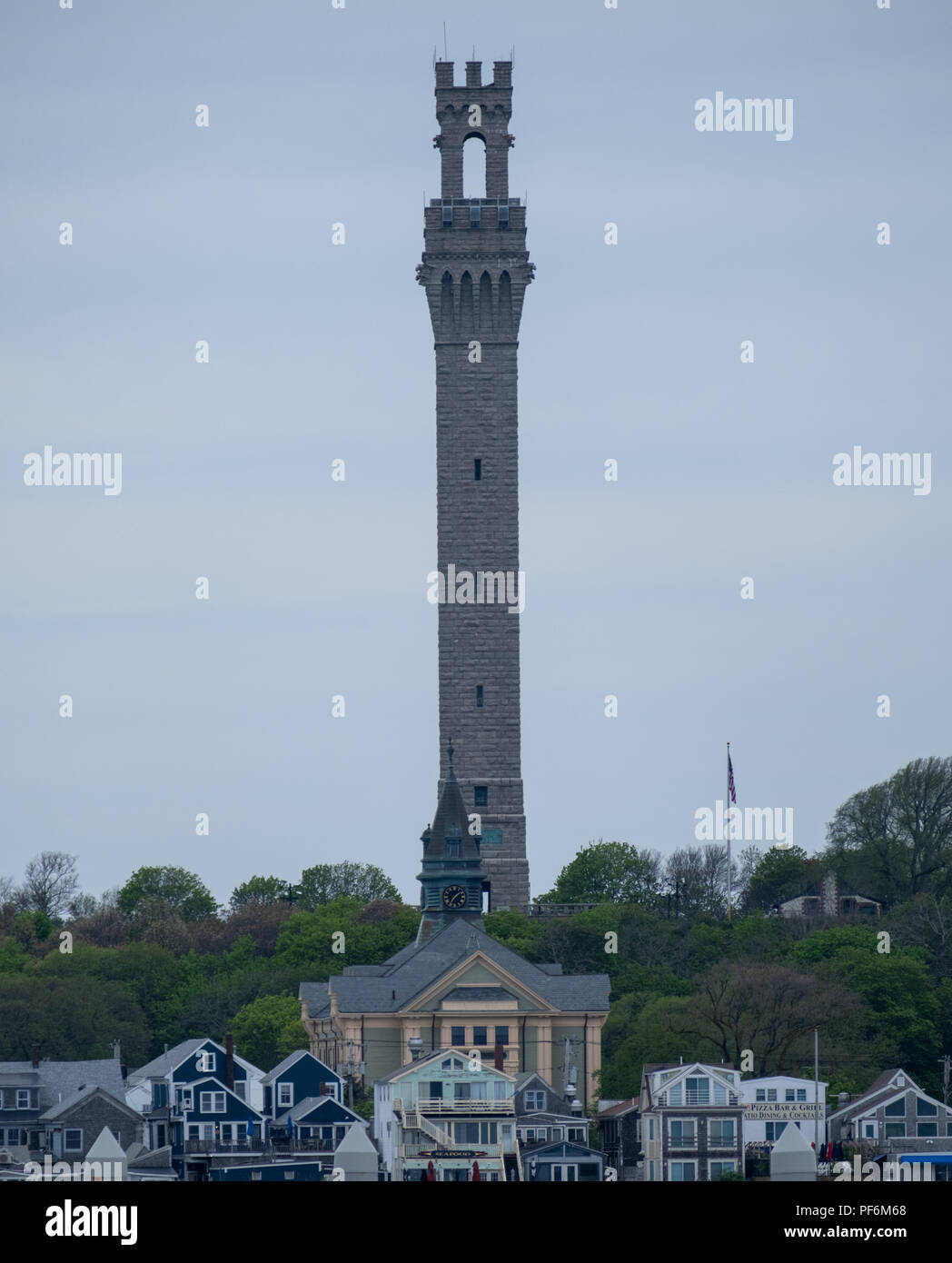 Pilgrim monument tower provincetown cape hi-res stock photography and ...