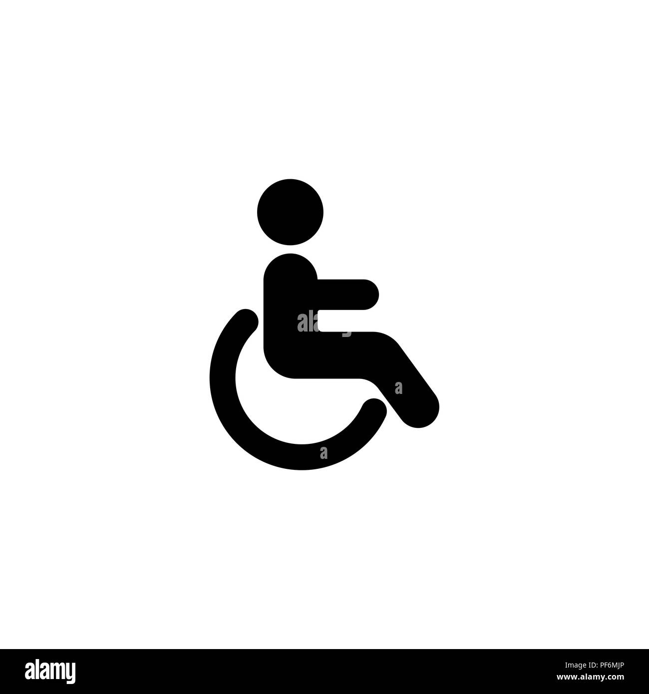 Disabled only sign Black and White Stock Photos & Images - Alamy