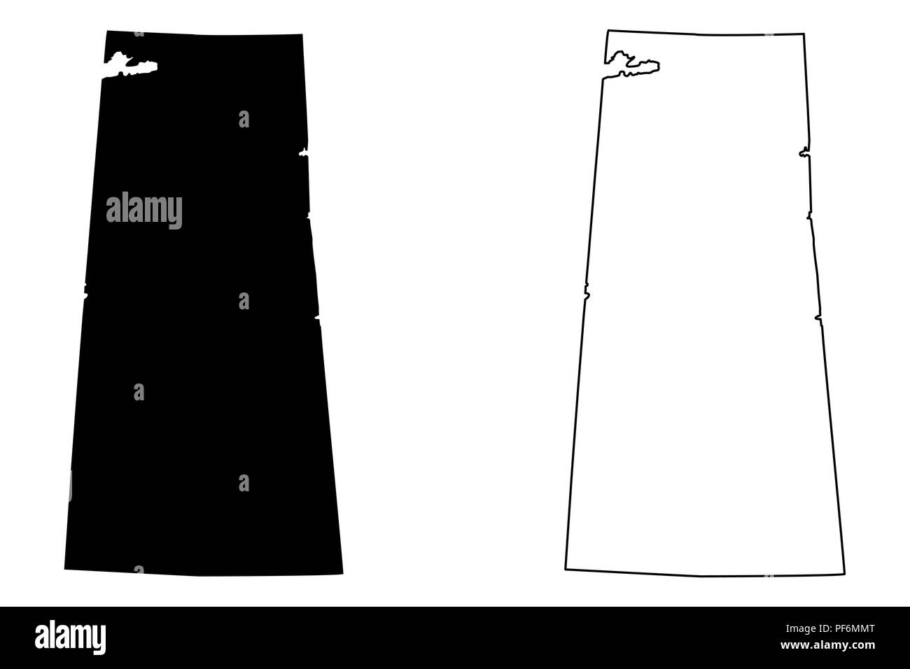 Saskatchewan Blank Map