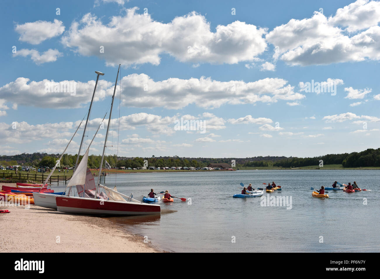 Sailing in Rother Valley Country Park offers fun and recreational ...