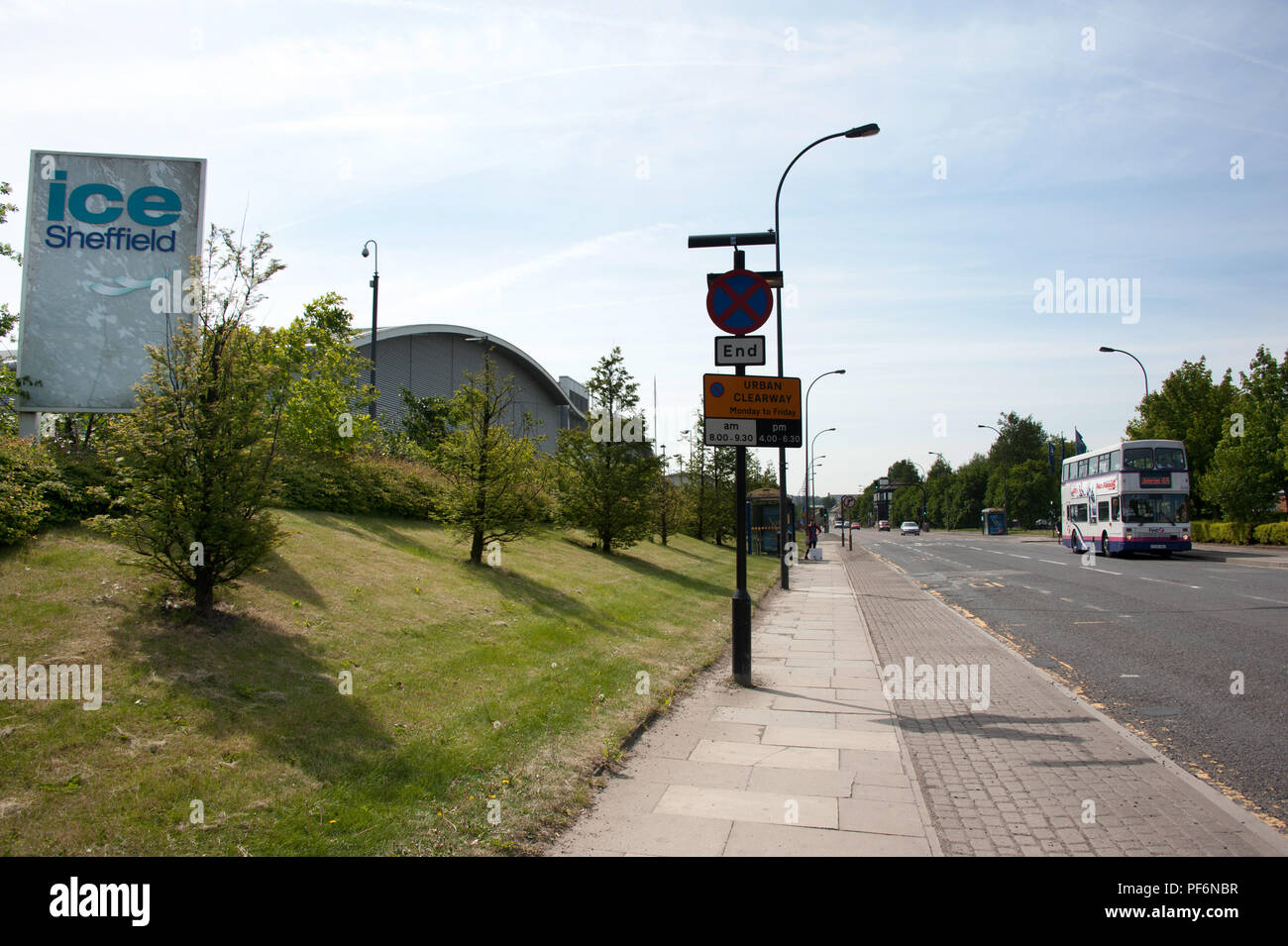 The main entrance for Ice Sheffield, Olympic designed Ice skating ...