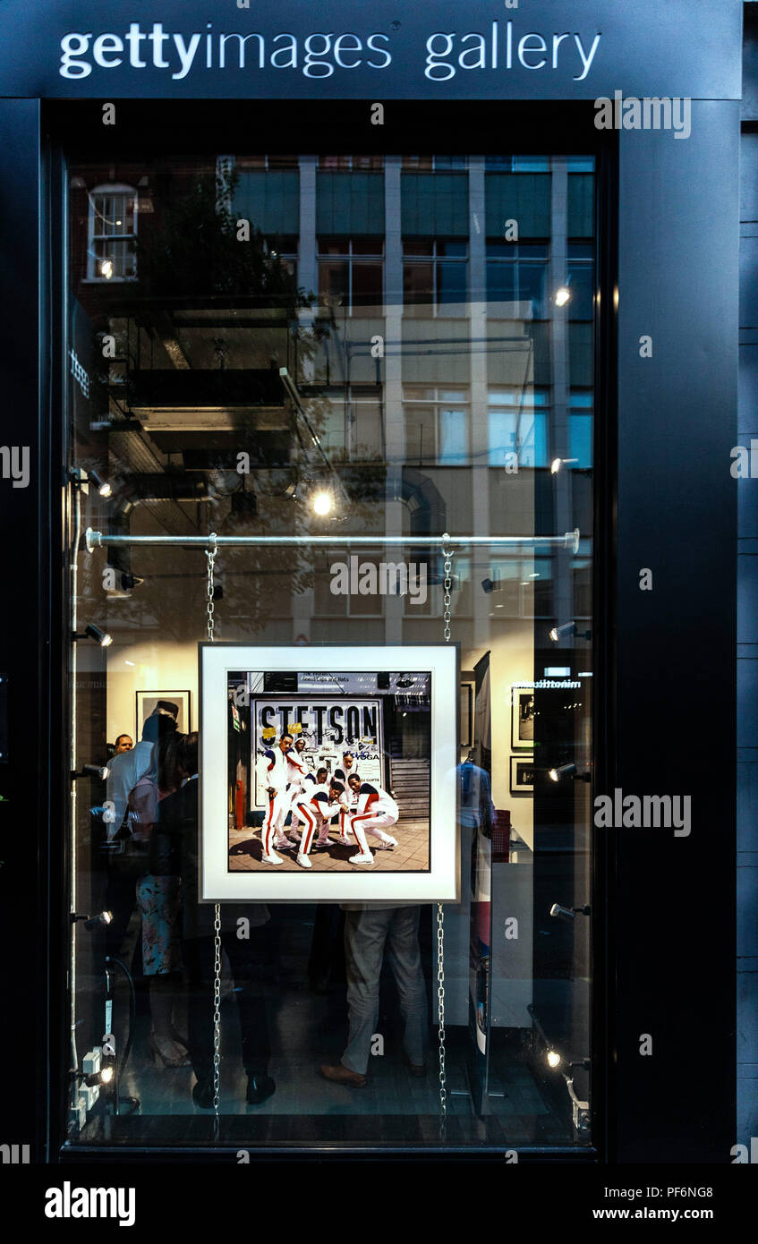 Getty Images gallery shop window, London, England, UK Stock Photo - Alamy