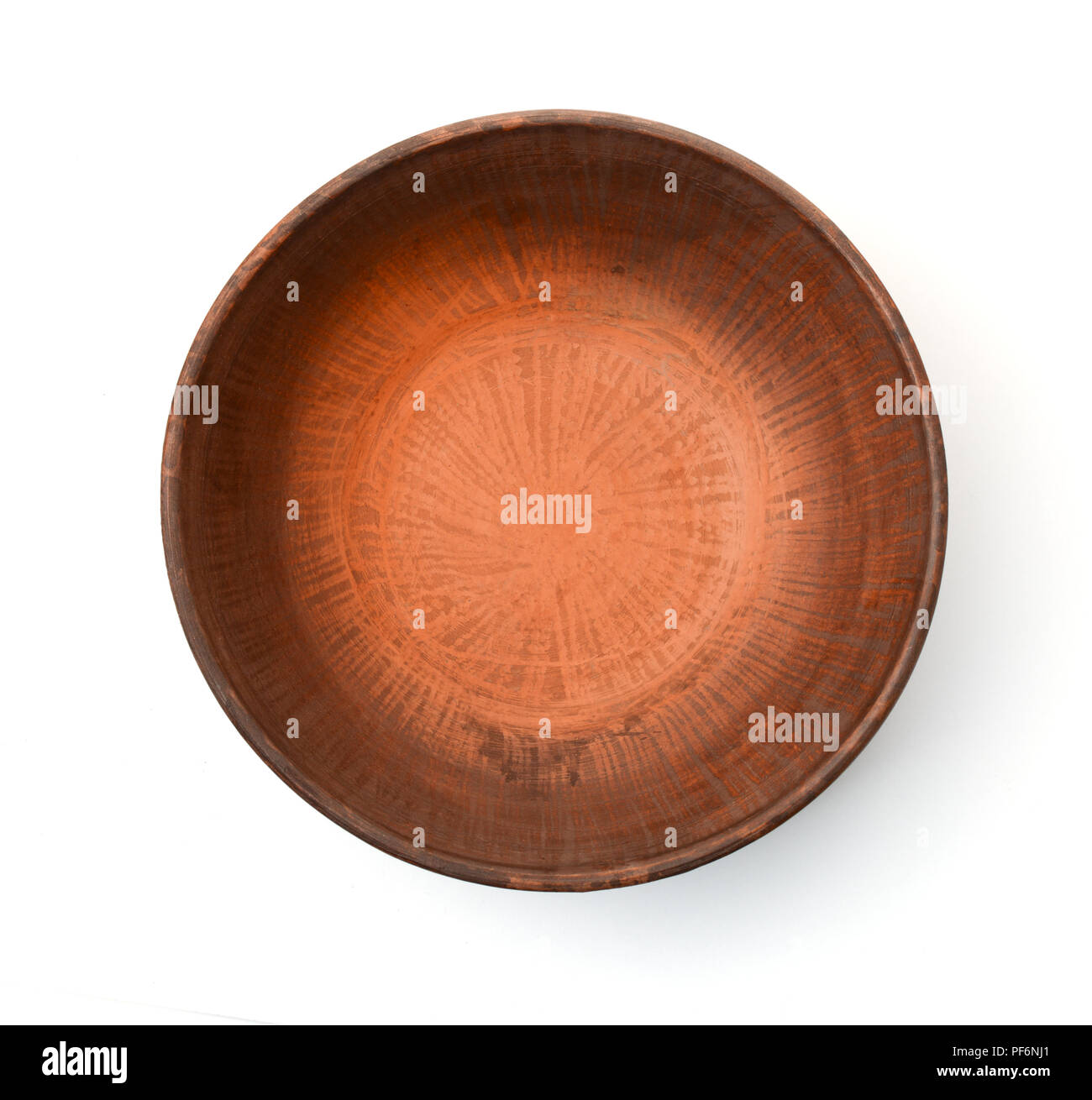 Rustic tableware, white, top view Cut Out Stock Images & Pictures - Alamy