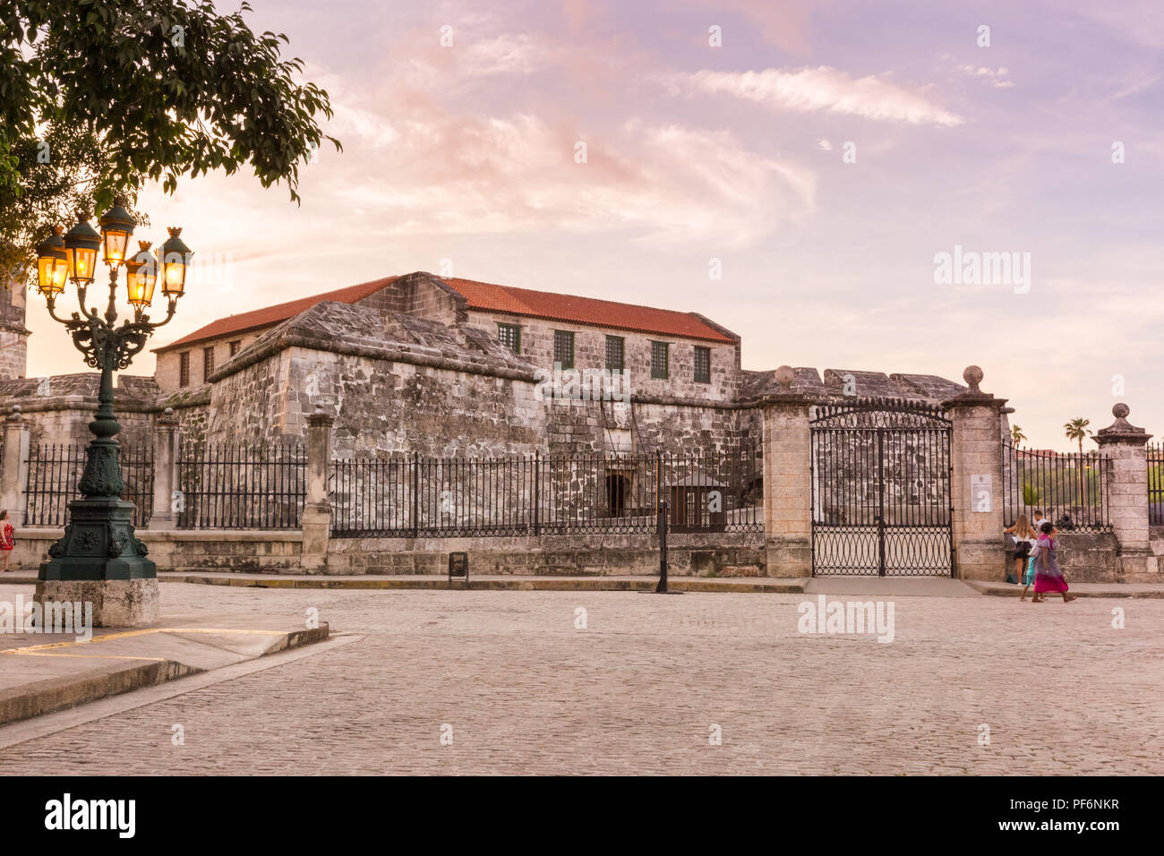 Castillo de la Real Fuerza, historic bastion fort, at sunset, Old ...