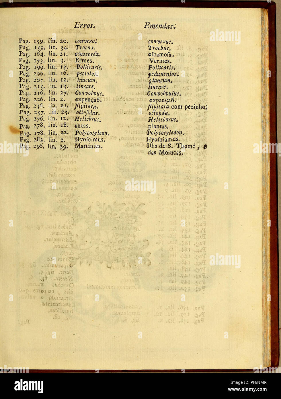 This image is from a dictionary by Carl von Linné, a seminal work in ...