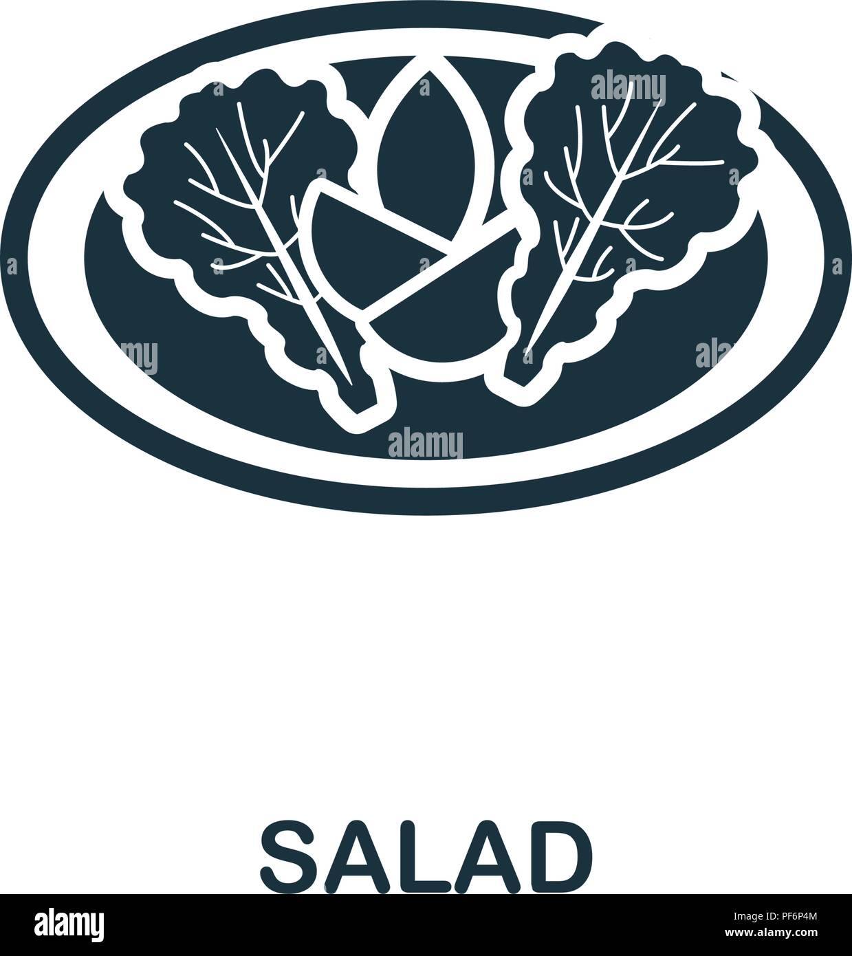 Salad creative icon. Simple element illustration. Salad concept symbol ...