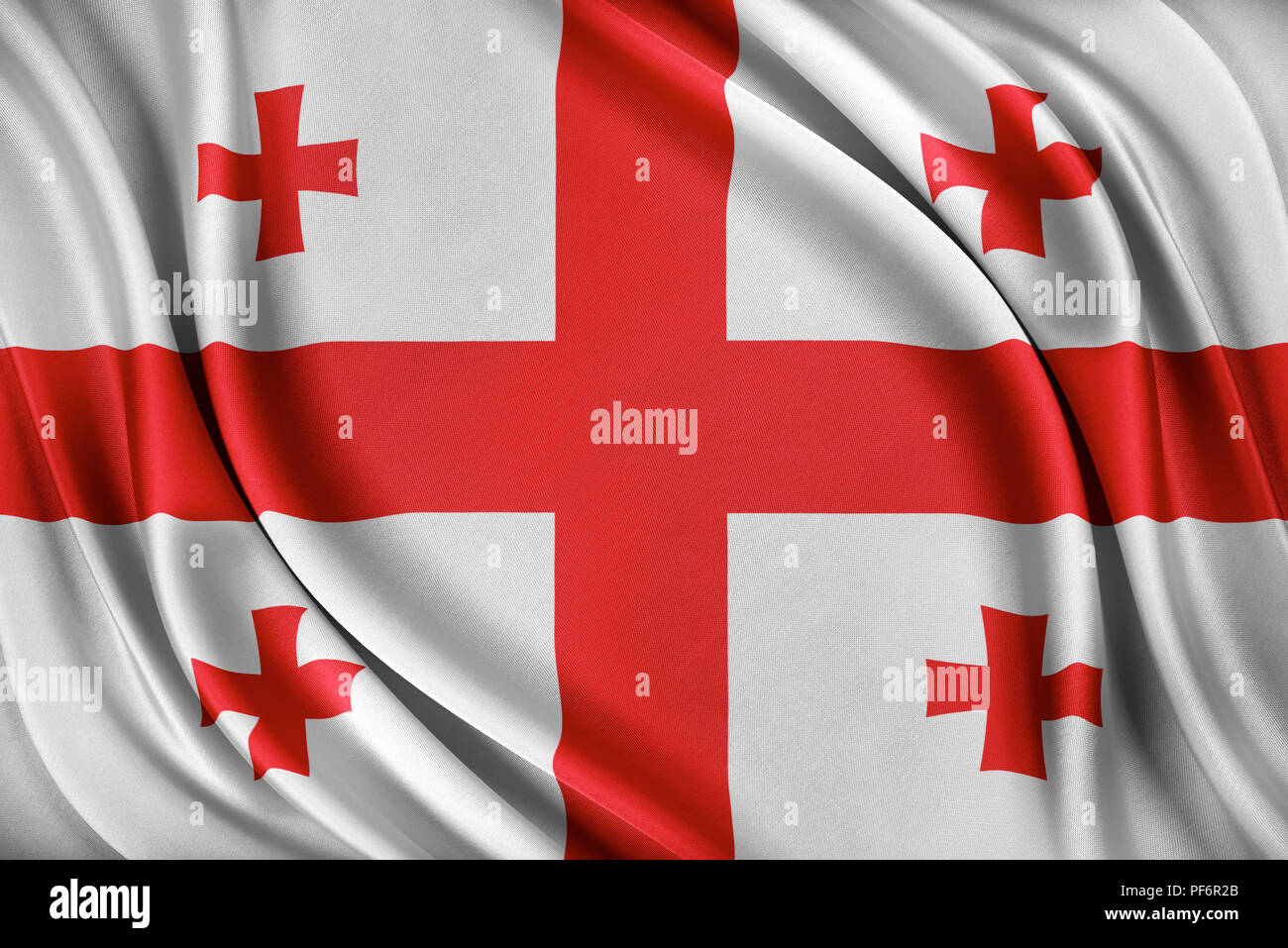 Glossy icon flag georgia hi-res stock photography and images - Alamy