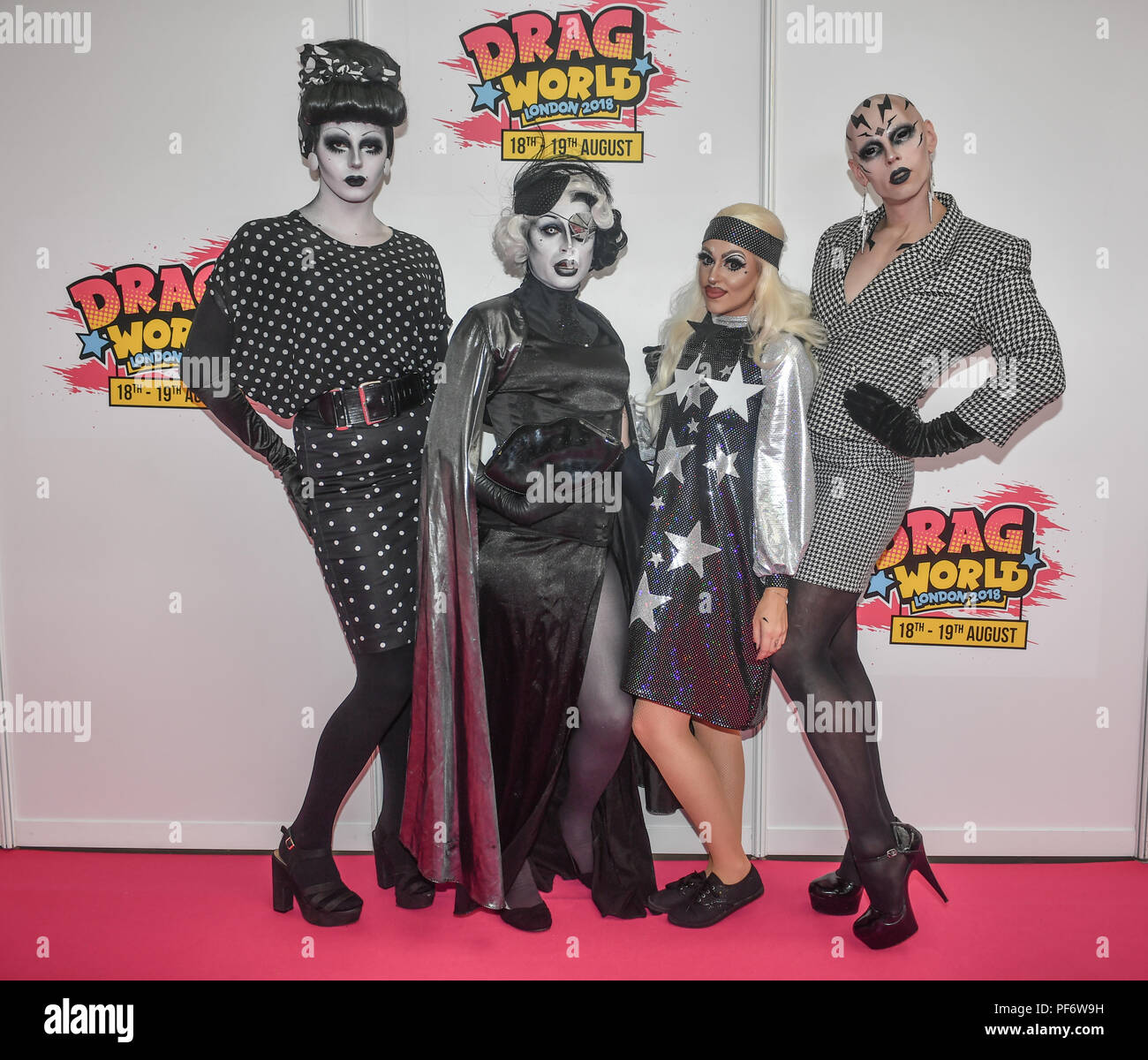 Olympia, London, UK. 19th August, 2018. Drag World 2018, Olympia ...