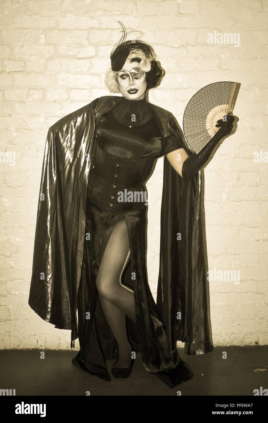 Anna phylactic seen at drag world 2018 hi-res stock photography and ...