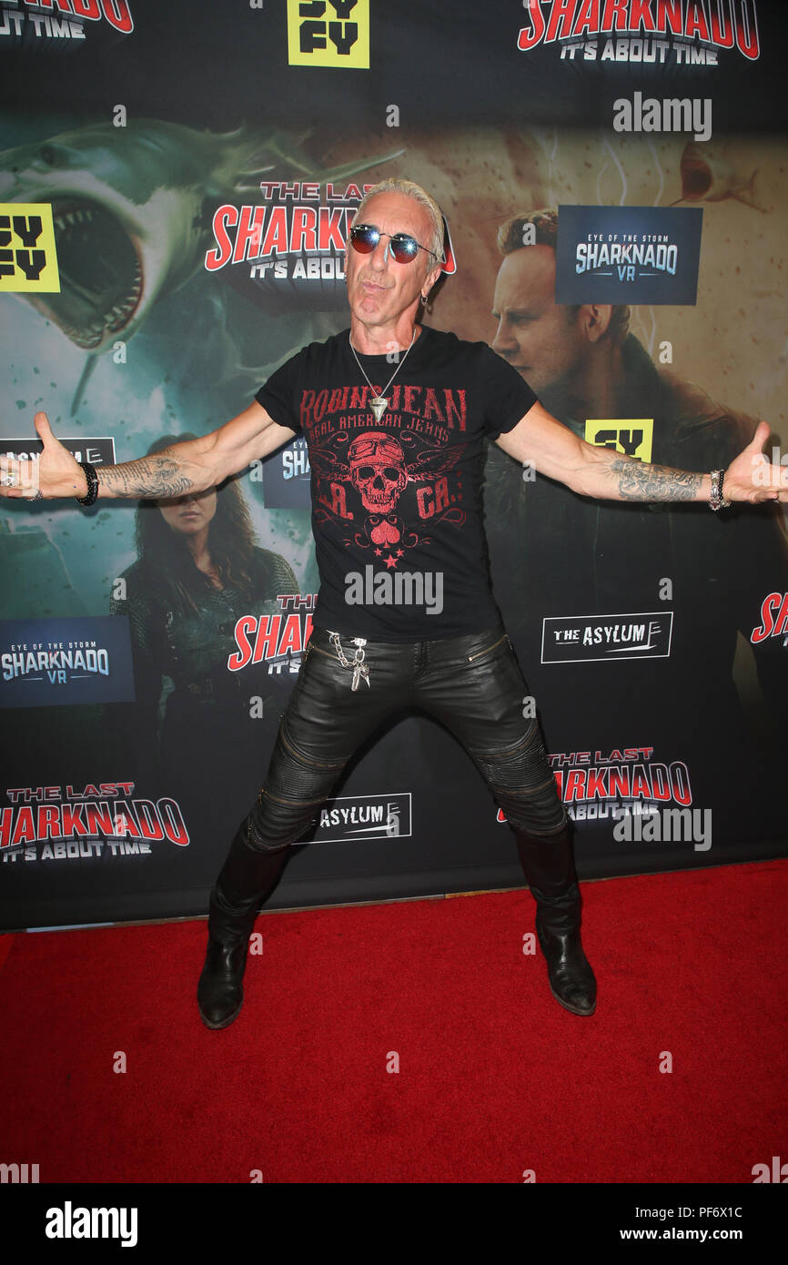 Los Angeles, Ca, USA. 19th Aug, 2018. Dee Snider at The Last Sharknado ...