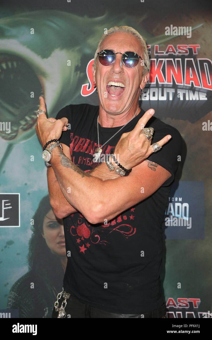 Los Angeles, Ca, USA. 19th Aug, 2018. Dee Snider at The Last Sharknado ...