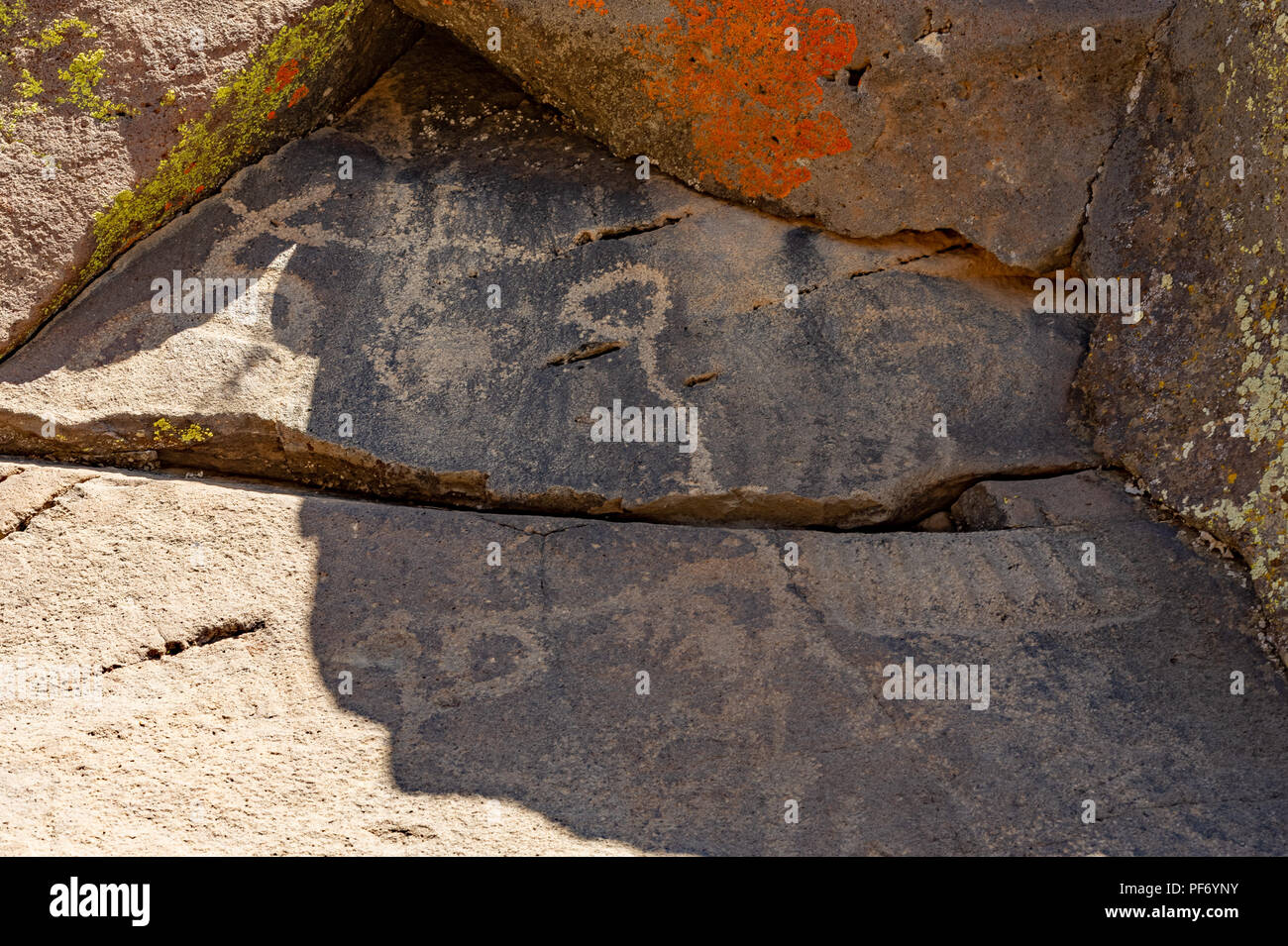 China Lake, CA, USA. 26th Apr, 2014. Little Petroglyph Canyon on the China Lake Naval Air ...
