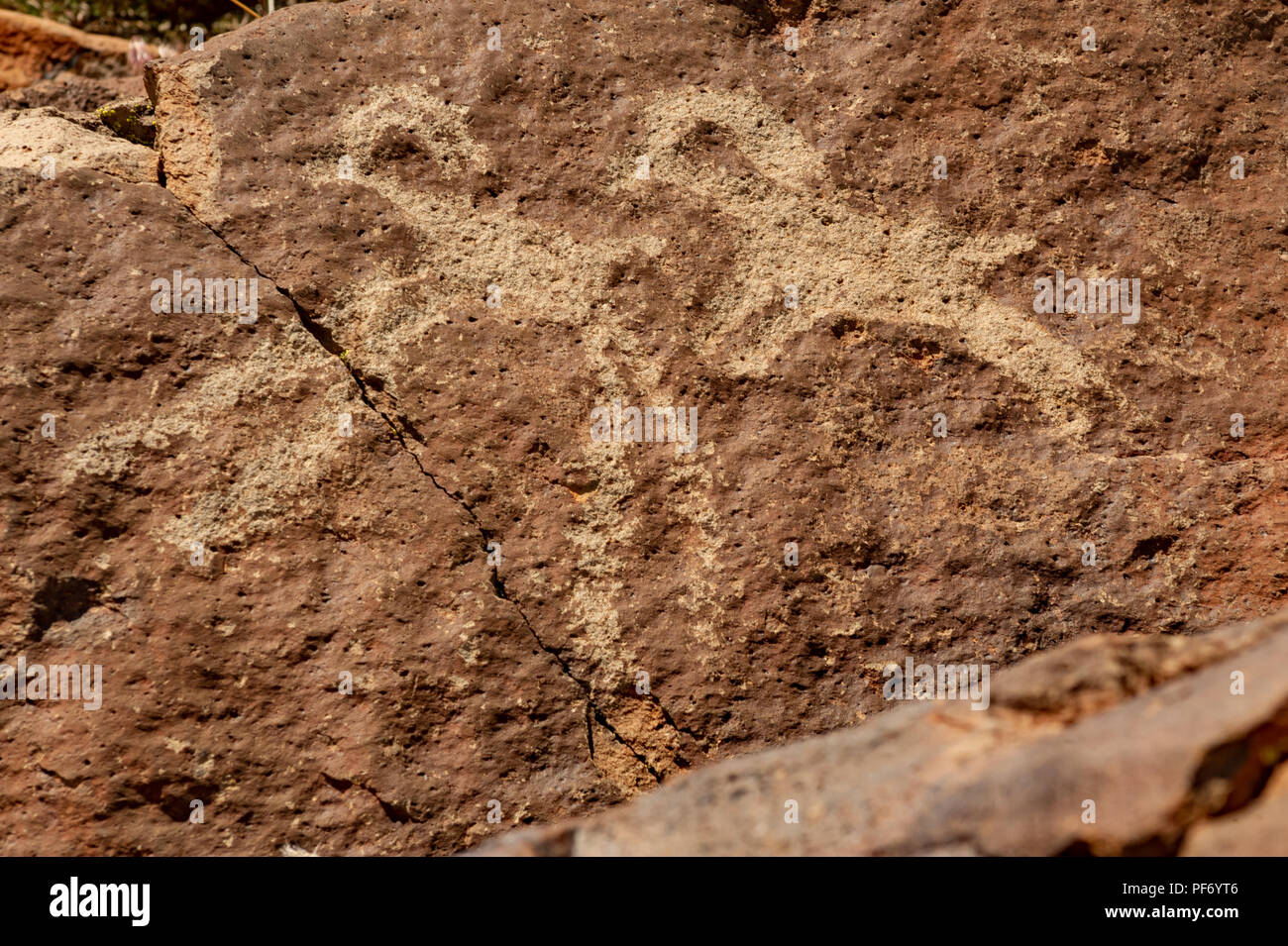 China Lake, CA, USA. 26th Apr, 2014. Little Petroglyph Canyon on the China Lake Naval Air ...
