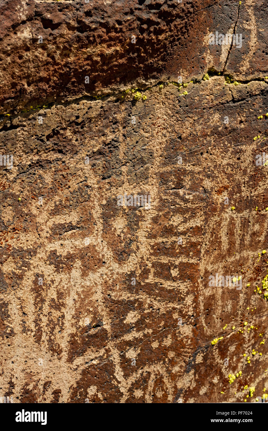 China Lake, CA, USA. 26th Apr, 2014. Little Petroglyph Canyon on the ...