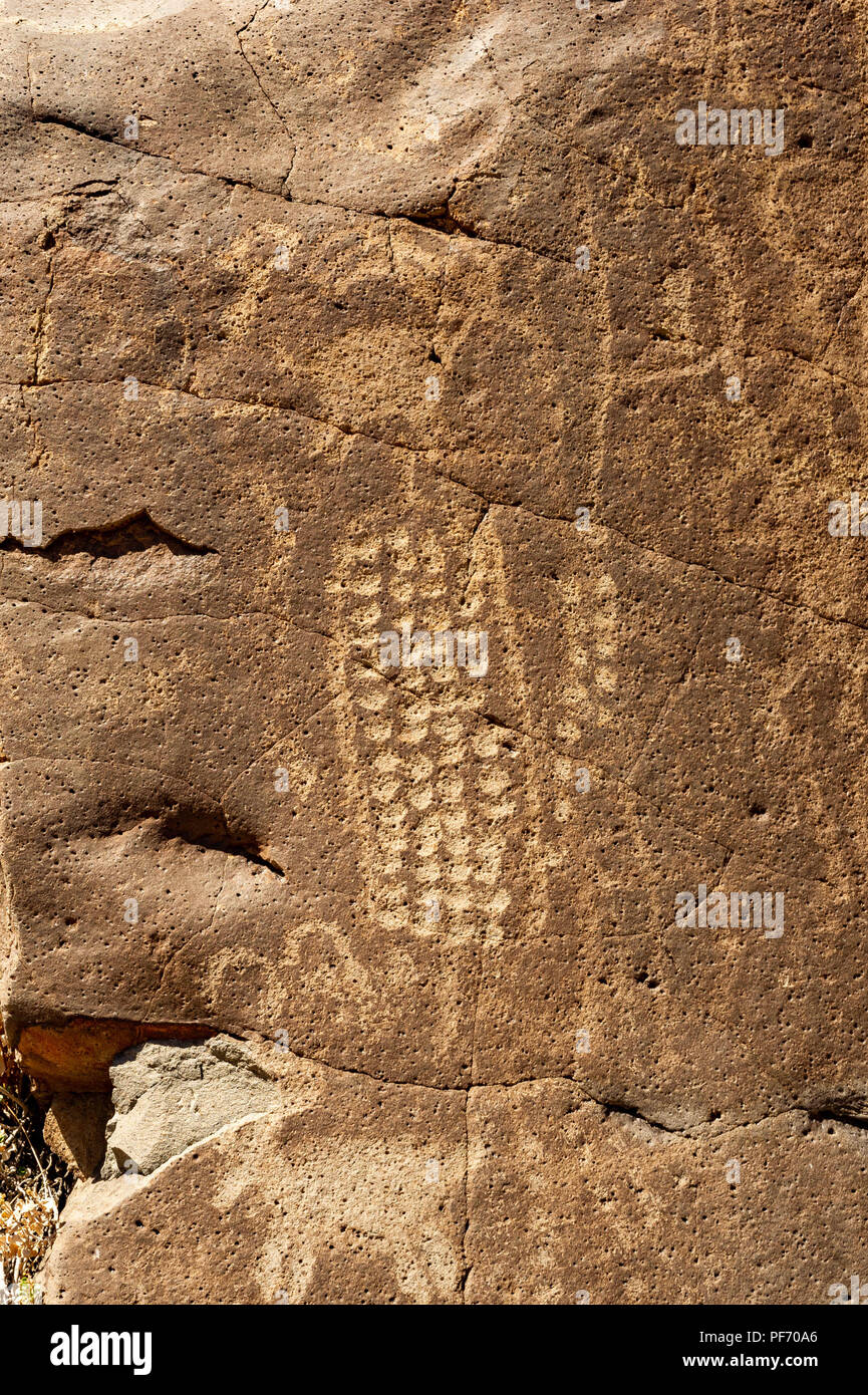 China Lake, CA, USA. 26th Apr, 2014. Little Petroglyph Canyon on the China Lake Naval Air ...