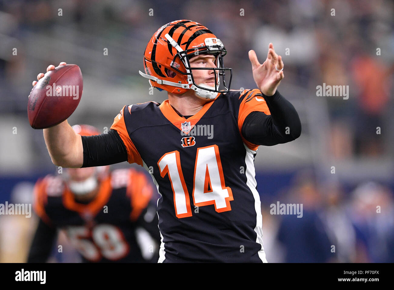 Dallas cowboys quarterback andy dalton 14 hi-res stock photography and ...