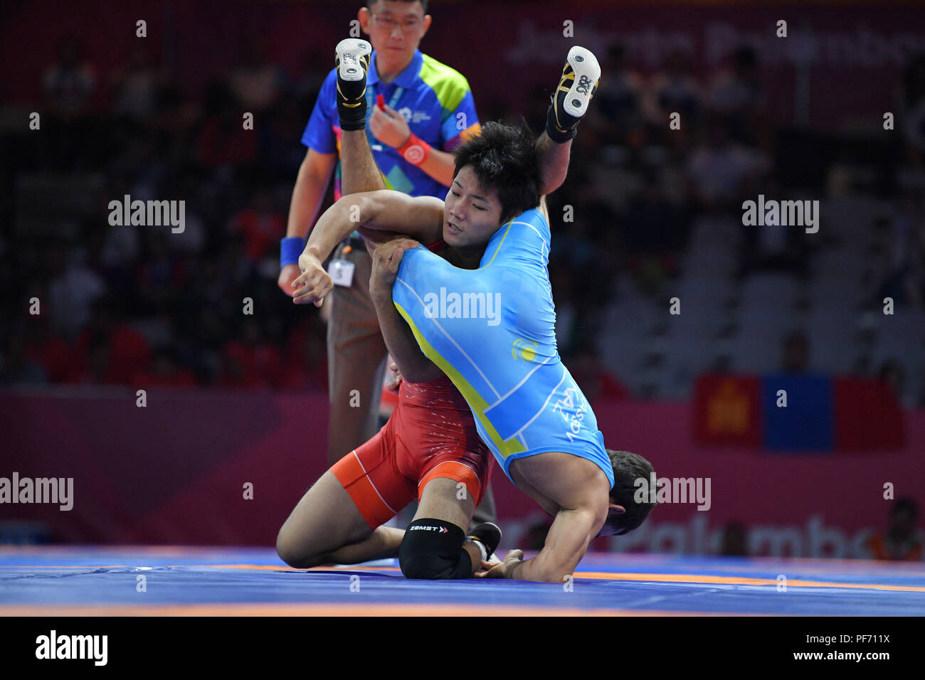Jakarta, Indonesia. Credit: MATSUO. 19th Aug, 2018. Daichi Takatani ...