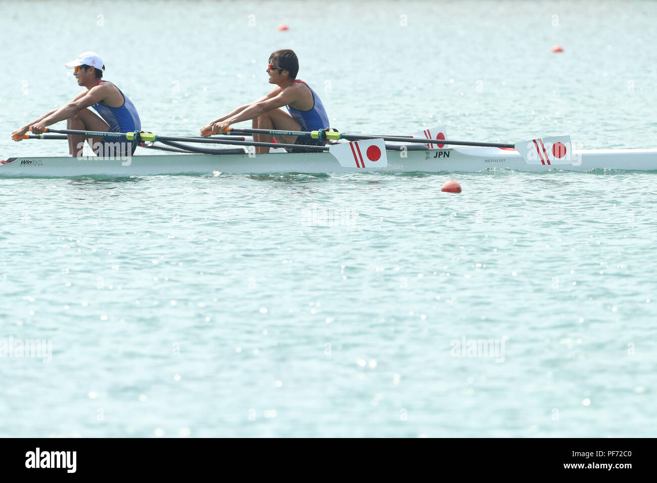 Palembang, Indonesia. 20th Aug, 2018. Masahiro Takeda & Masayuki ...