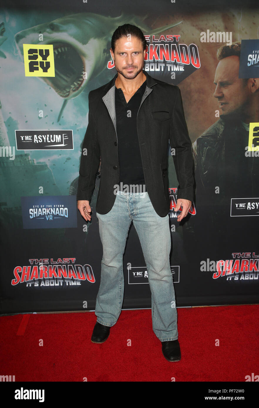 LOS ANGELES, CA - AUGUST 19: John Hennigan, at The Last Sharknado: Its ...