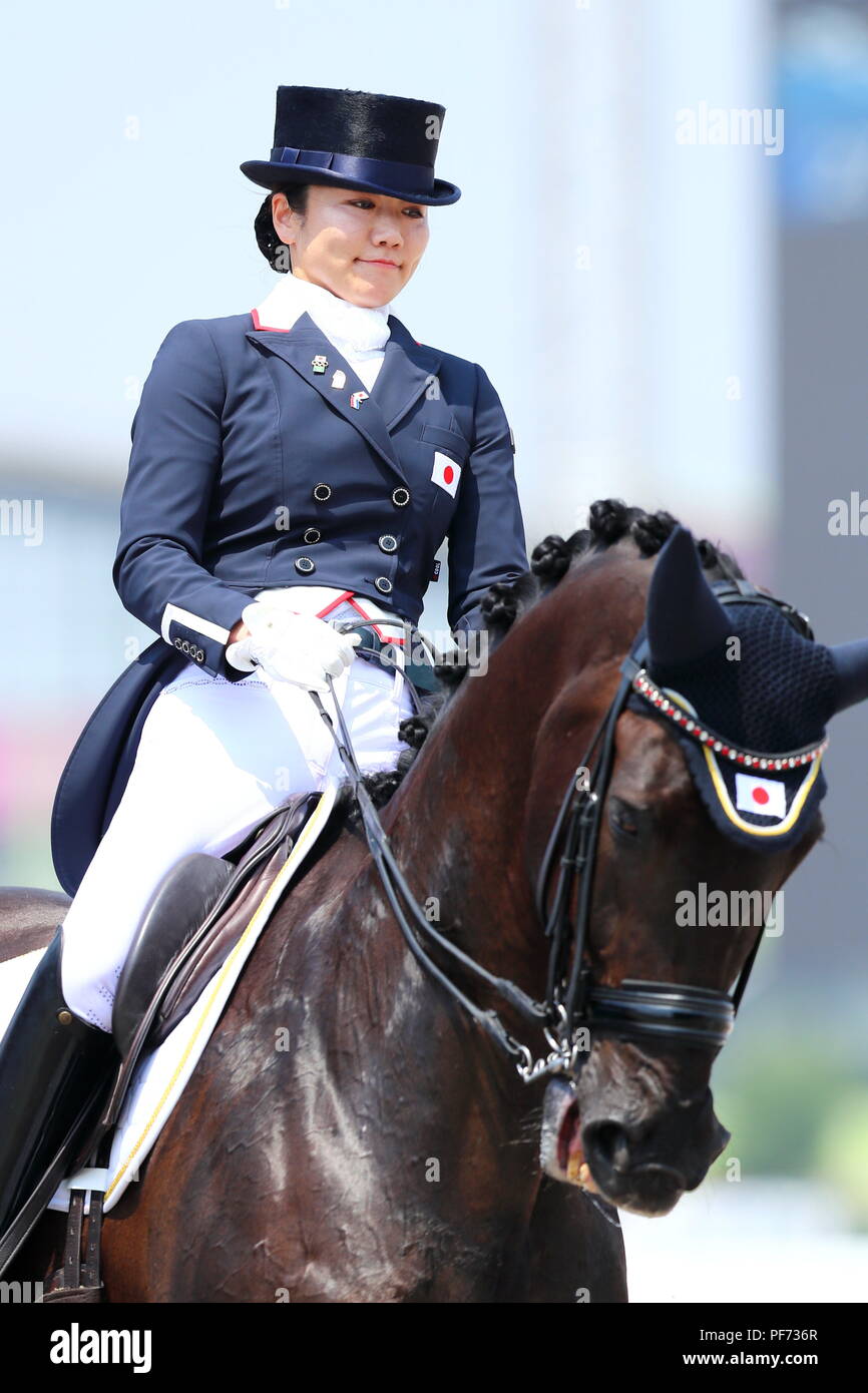 Jakarta, Indonesia. 20th Aug, 2018. Akane Kuroki (JPN) Equestrian ...