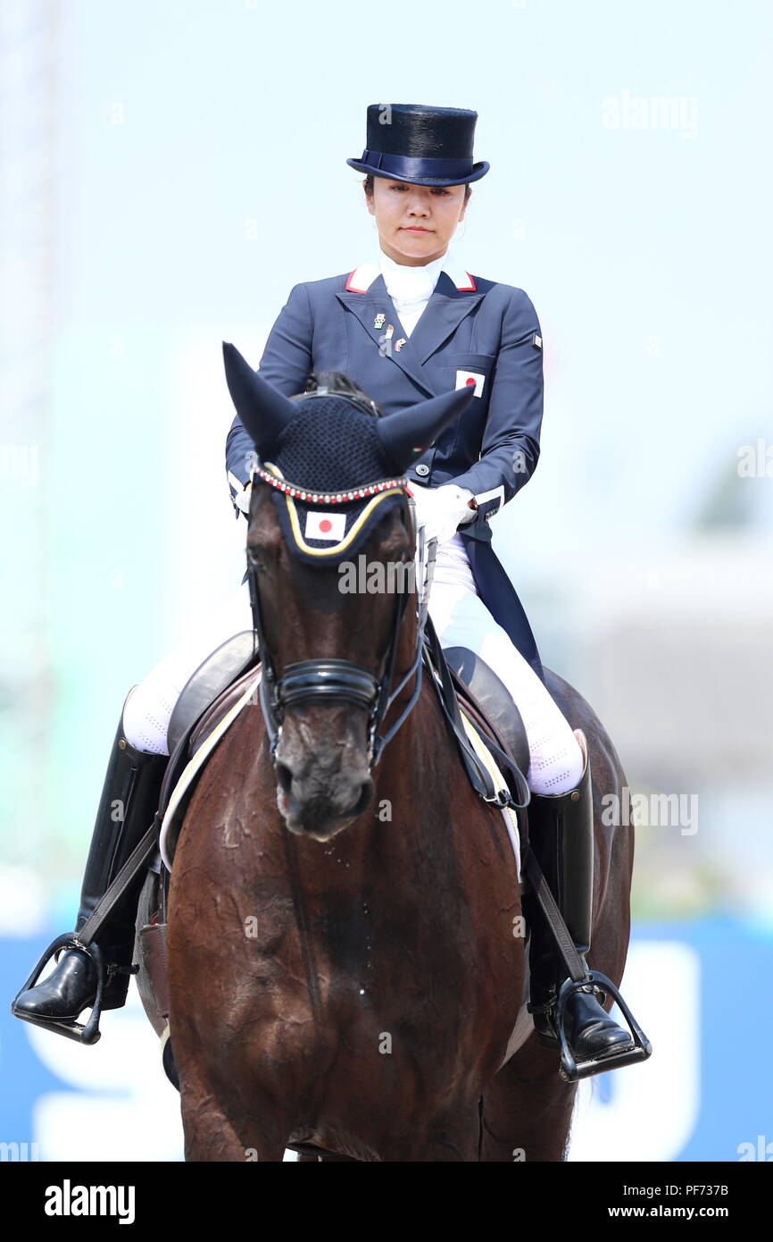 Jakarta, Indonesia. 20th Aug, 2018. Akane Kuroki (JPN) Equestrian ...