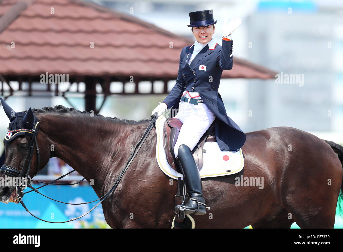 Jakarta, Indonesia. 20th Aug, 2018. Akane Kuroki (JPN) Equestrian ...