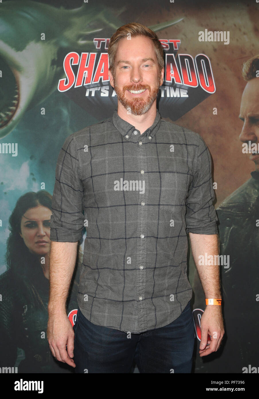 Los Angeles, Ca, USA. 19th Aug, 2018. Chris Owen, at The Last Sharknado ...