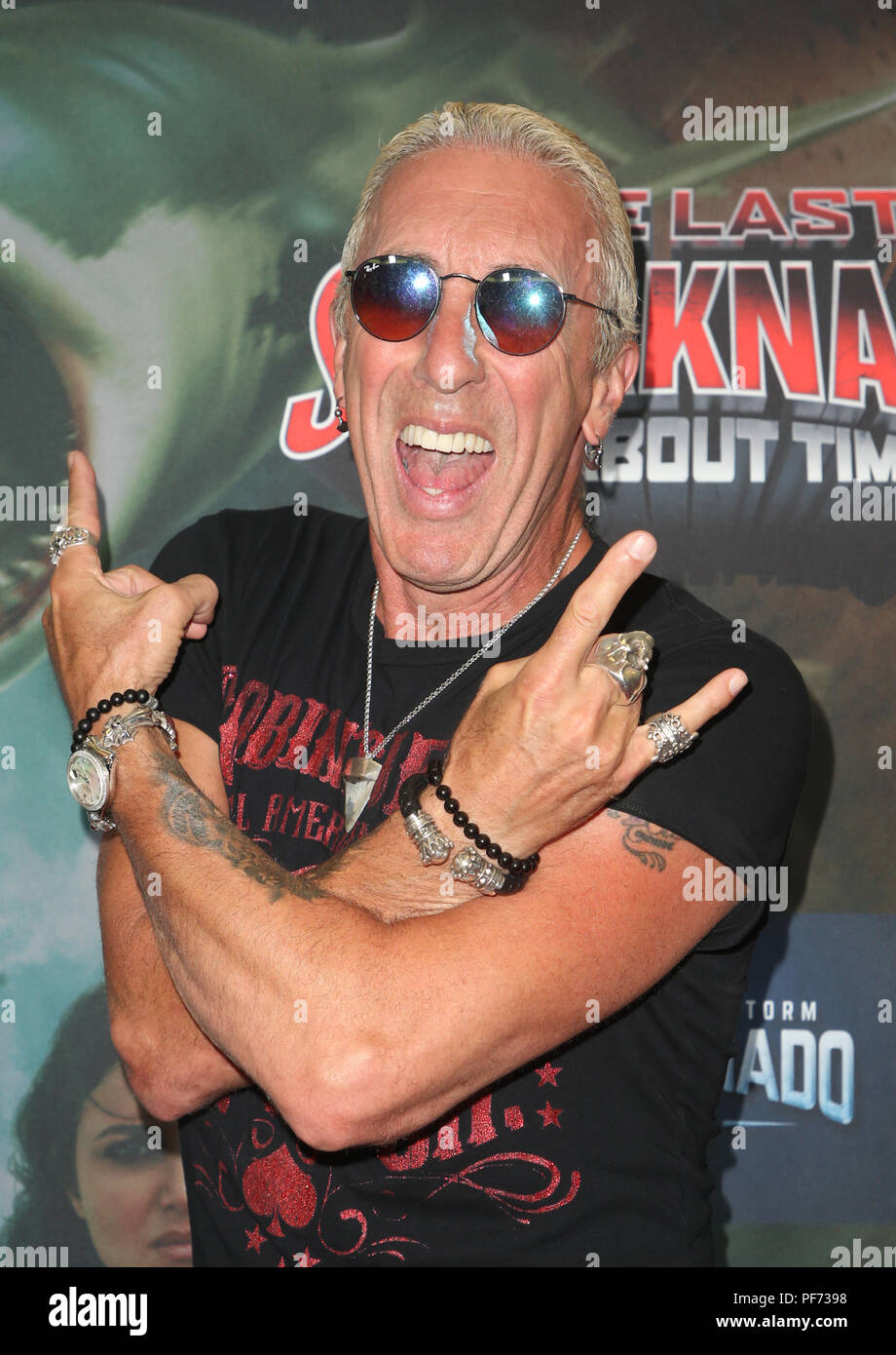 Los Angeles, Ca, USA. 19th Aug, 2018. Dee Snider, at The Last Sharknado ...