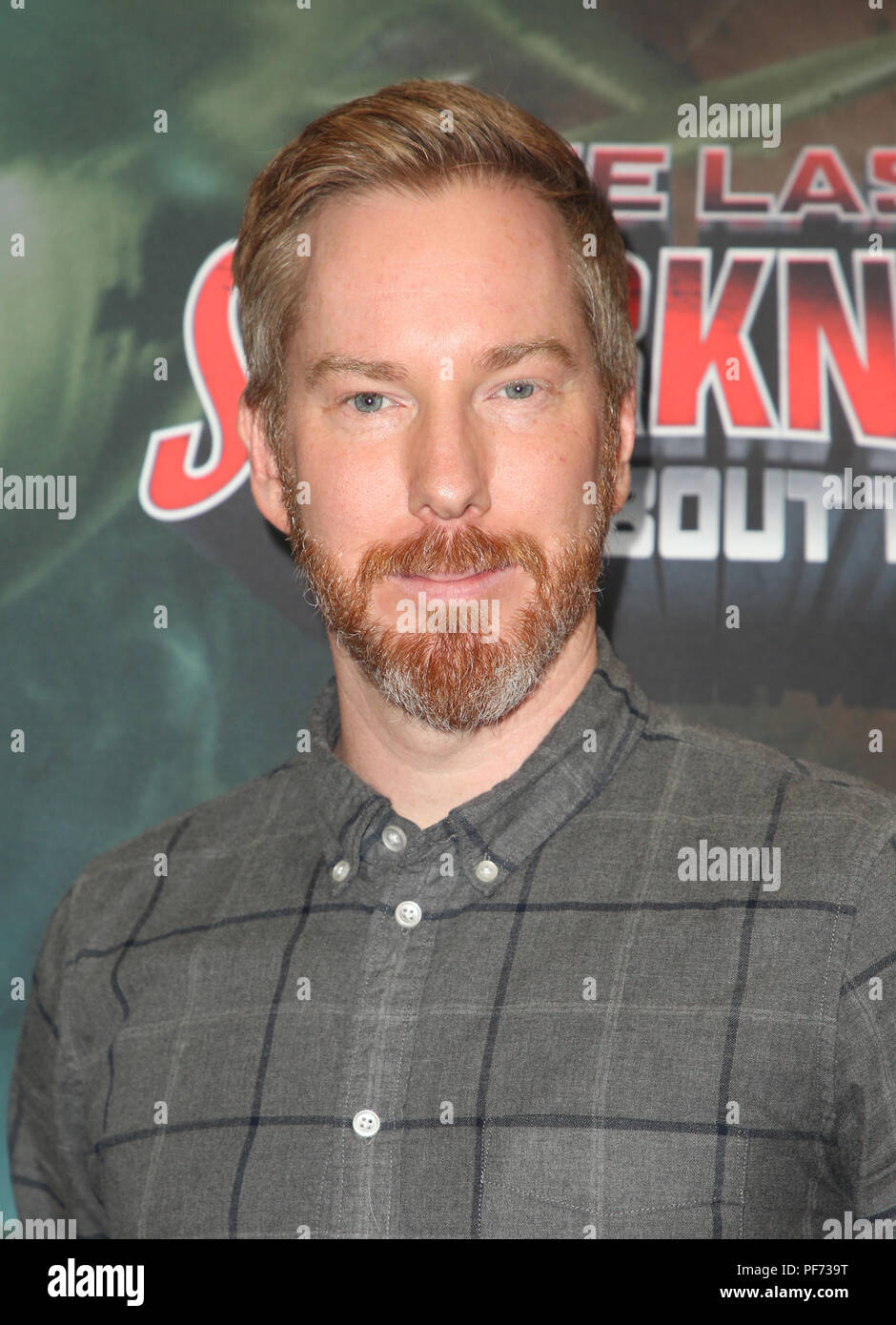 Los Angeles, Ca, USA. 19th Aug, 2018. Chris Owen, at The Last Sharknado ...