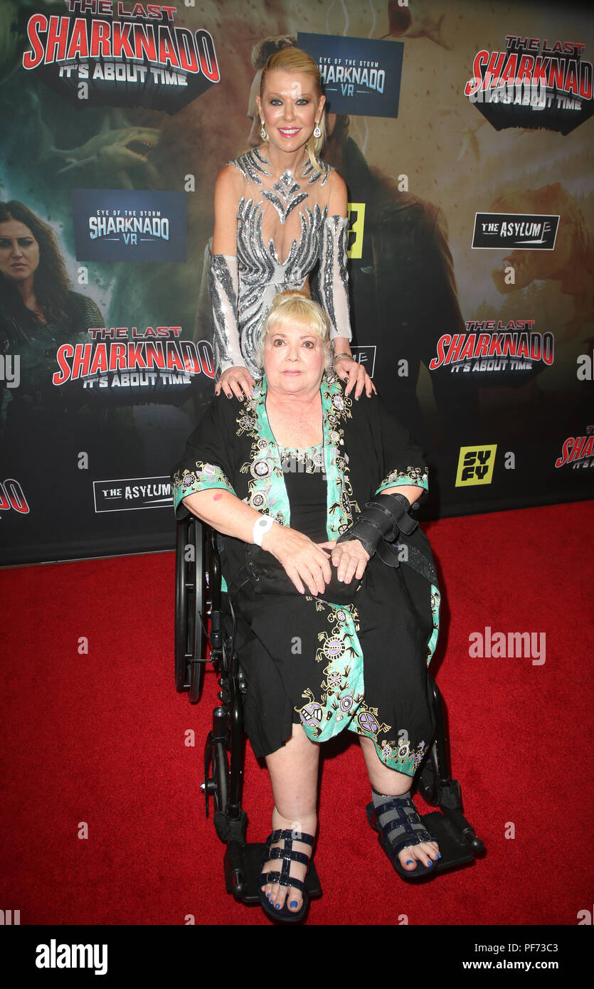 Los Angeles, Ca, USA. 19th Aug, 2018. Tara Reid, Donna Reid, at The ...