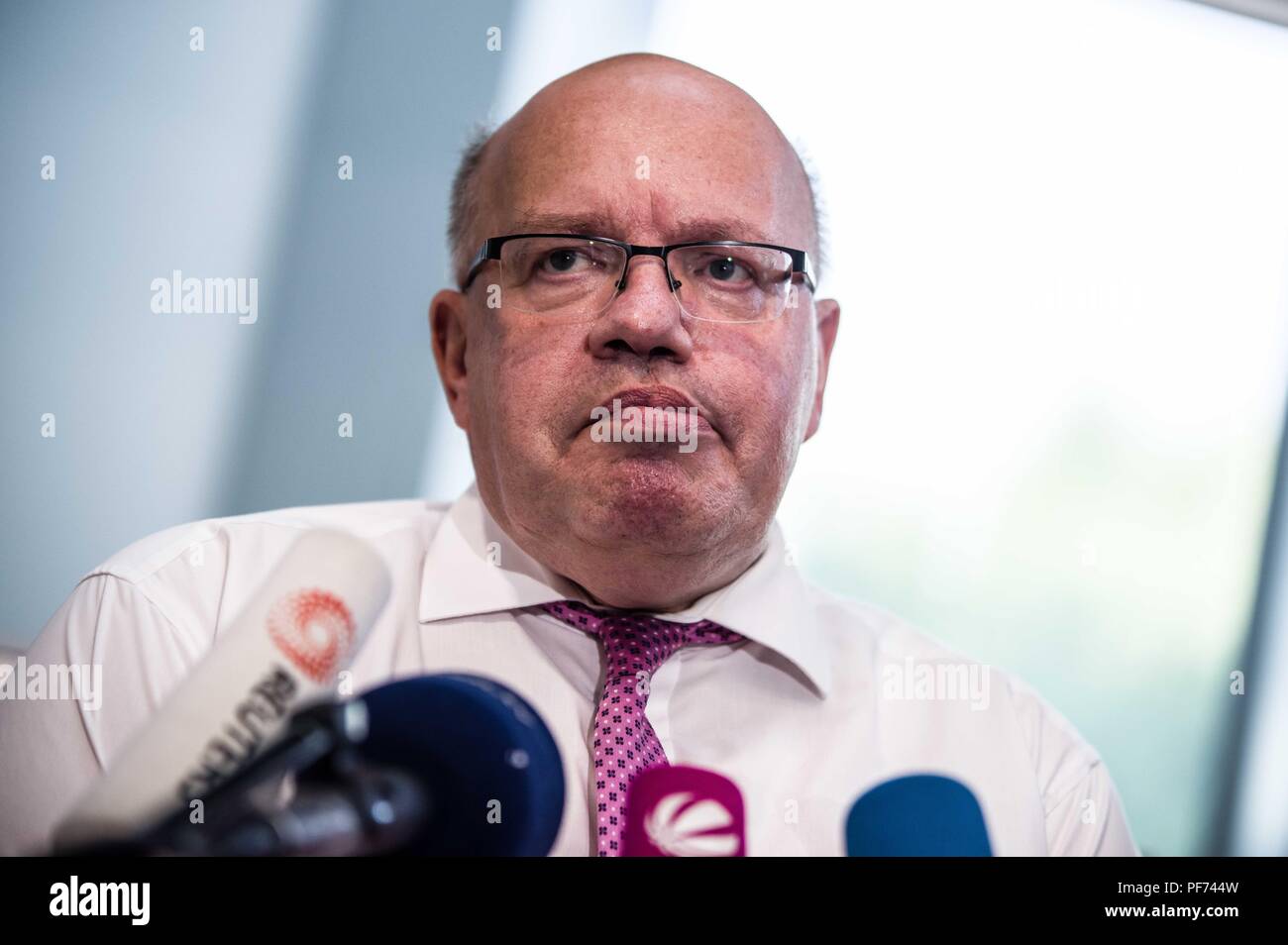 Pfaffenhofen, Bavaria, Germany. 20th Aug, 2018. German federal cabinet ...