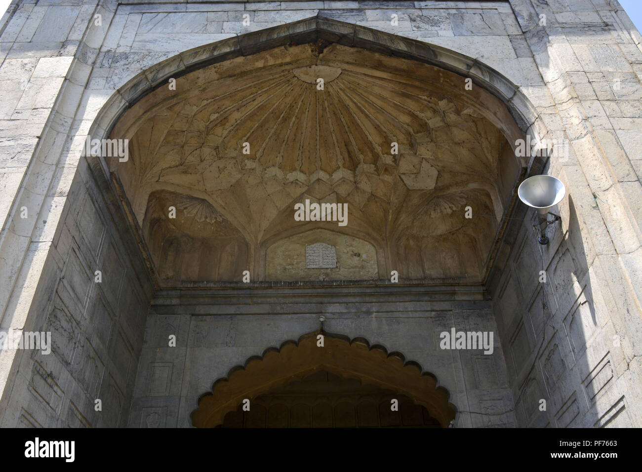Srinagar, Jammu And Kashmir. 20th Aug, 2018. A view of Pathar Masjid ...