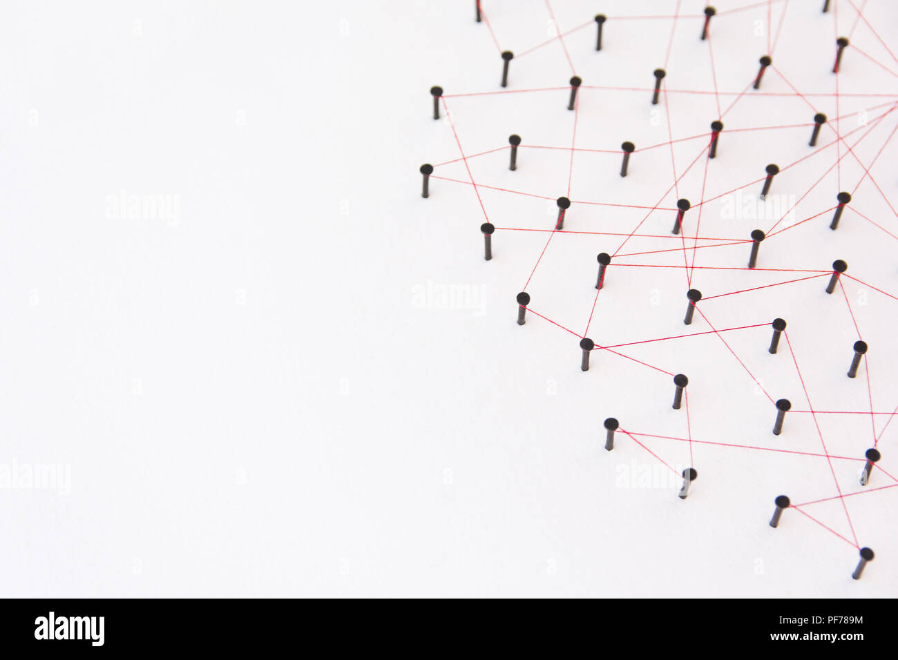 Linking entities, social media, Communications Network, The connection ...