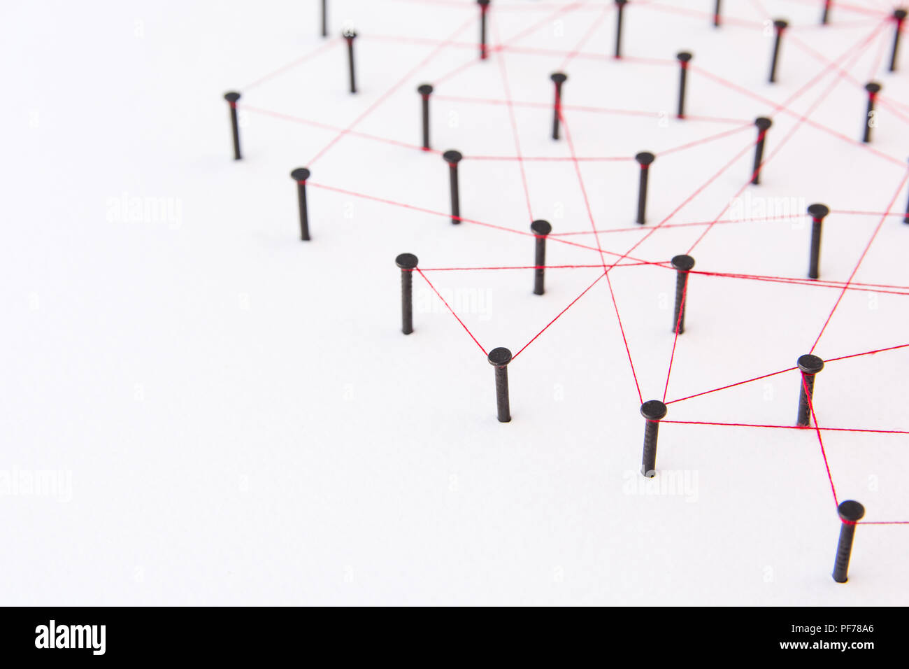 Linking entities, social media, Communications Network, The connection ...