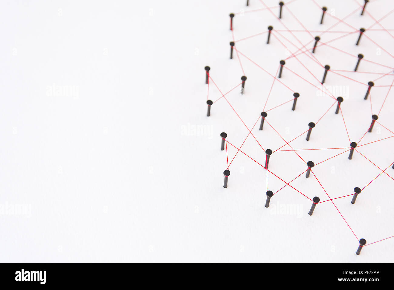Linking entities, social media, Communications Network, The connection ...