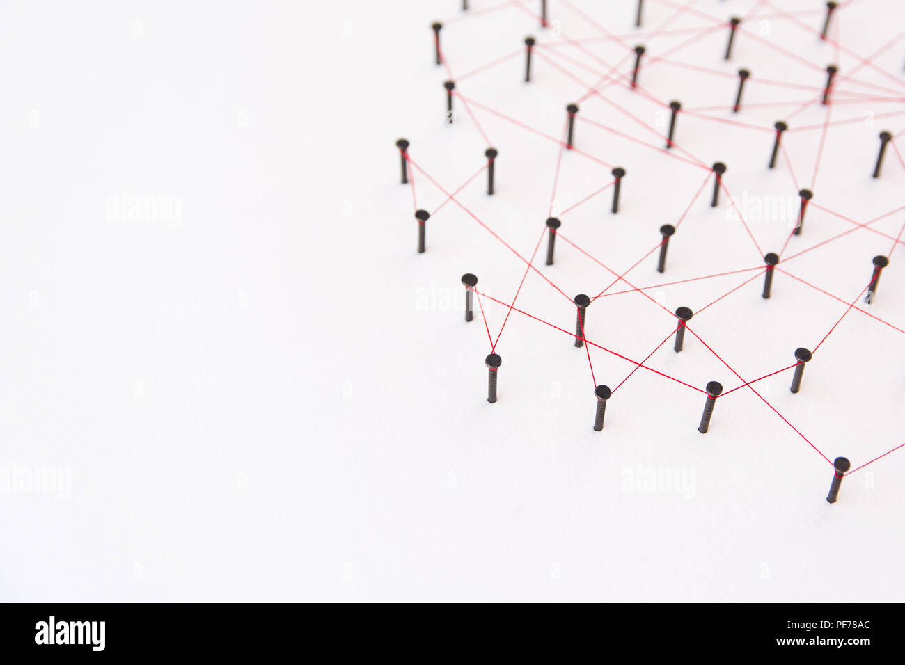 Linking entities, social media, Communications Network, The connection ...