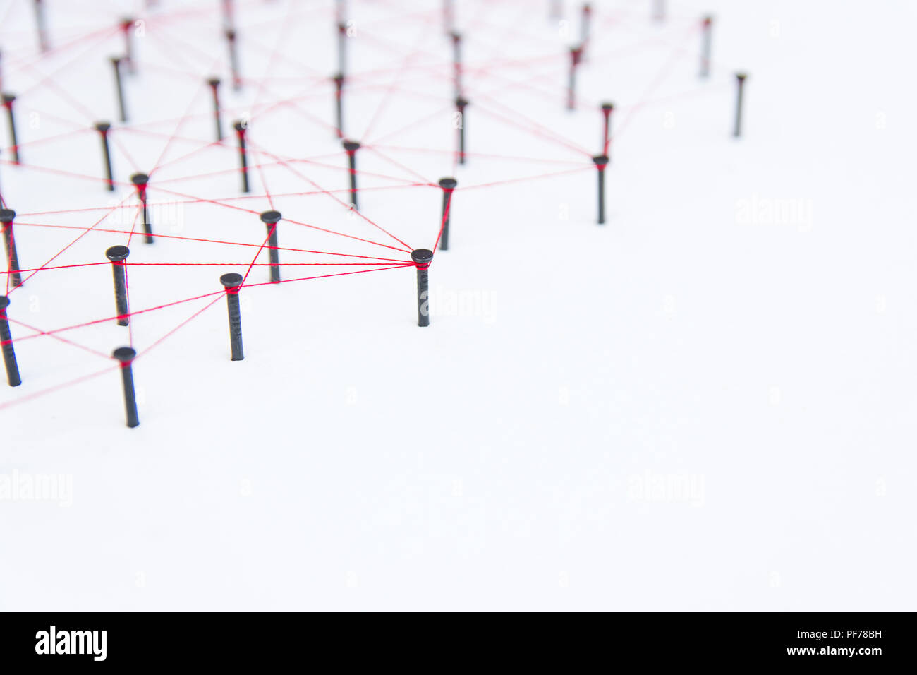 Linking entities, social media, Communications Network, The connection ...