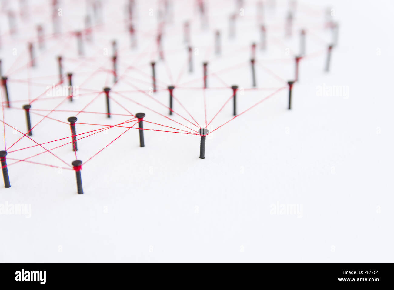 Linking entities, social media, Communications Network, The connection ...