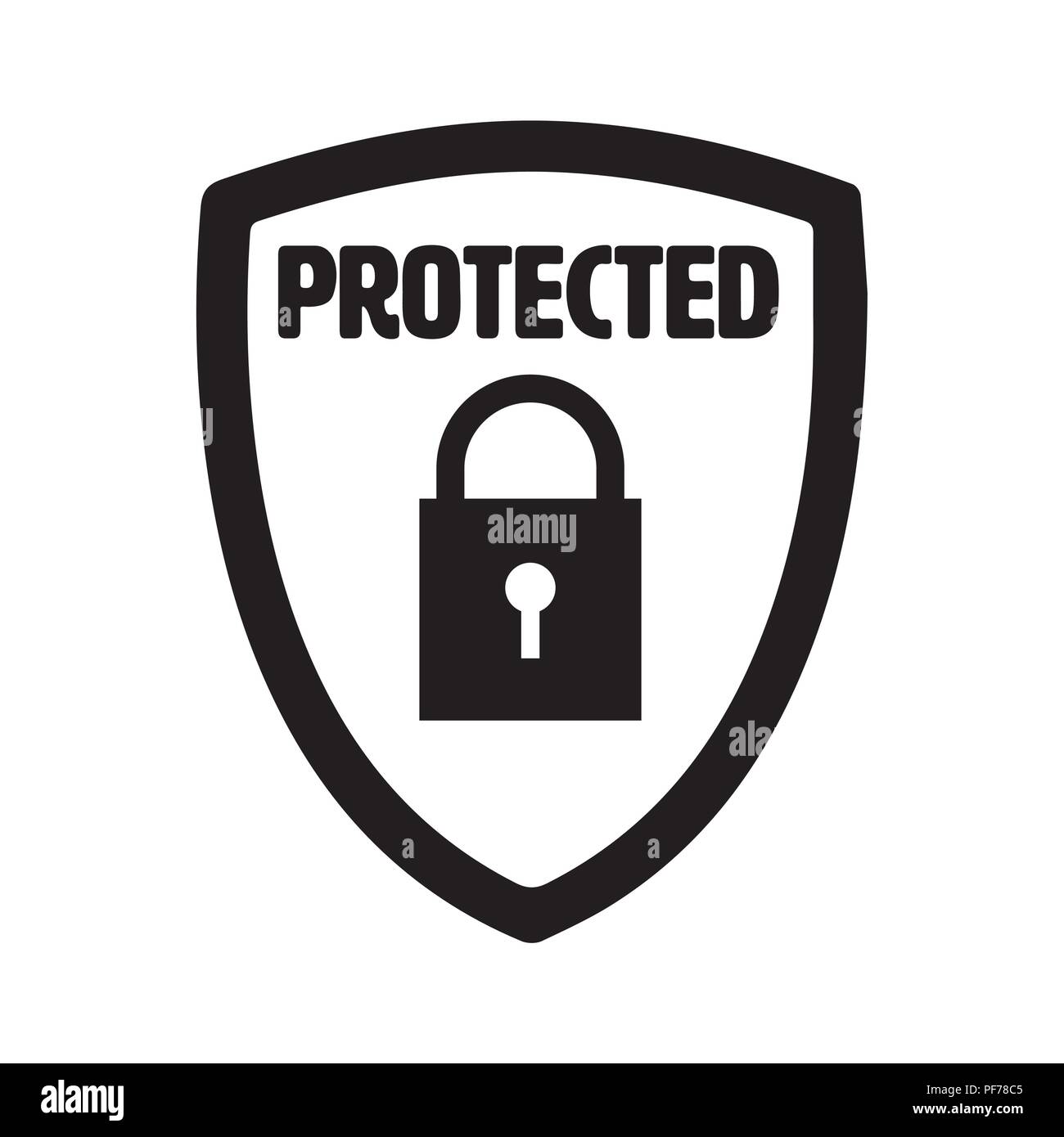 Lock icon security symbol Stock Vector Image & Art - Alamy