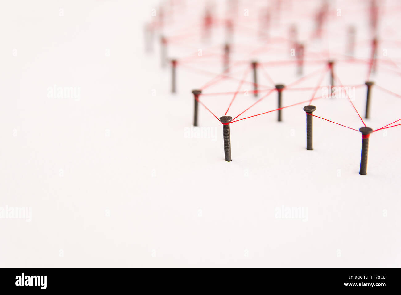 Linking entities, social media, Communications Network, The connection ...