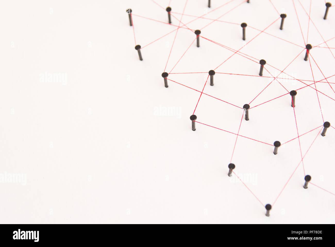 Linking entities, social media, Communications Network, The connection ...