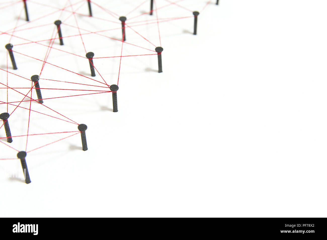 Linking entities, social media, Communications Network, The connection ...