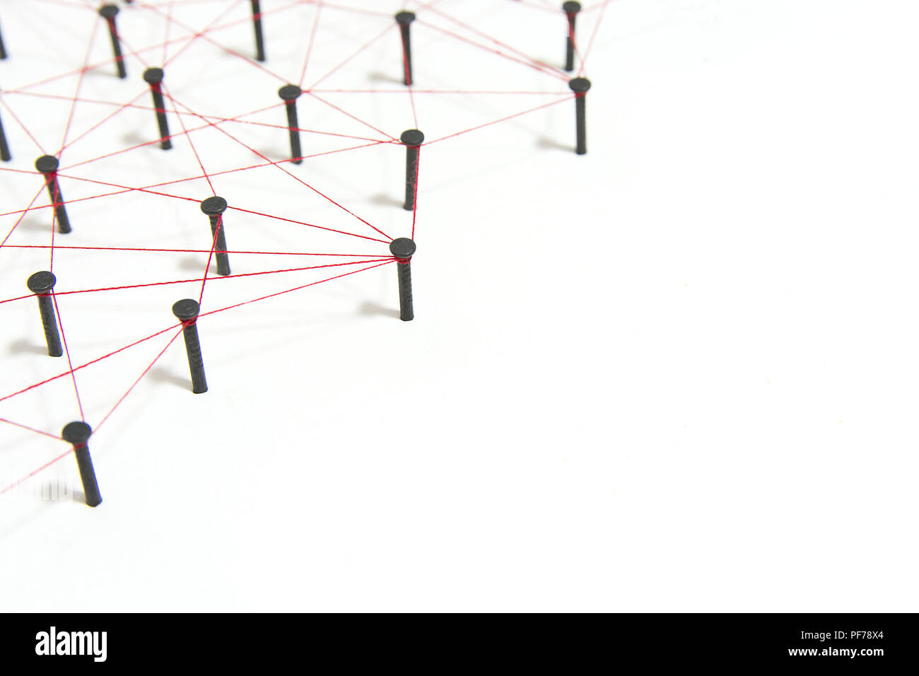 Linking entities, social media, Communications Network, The connection ...