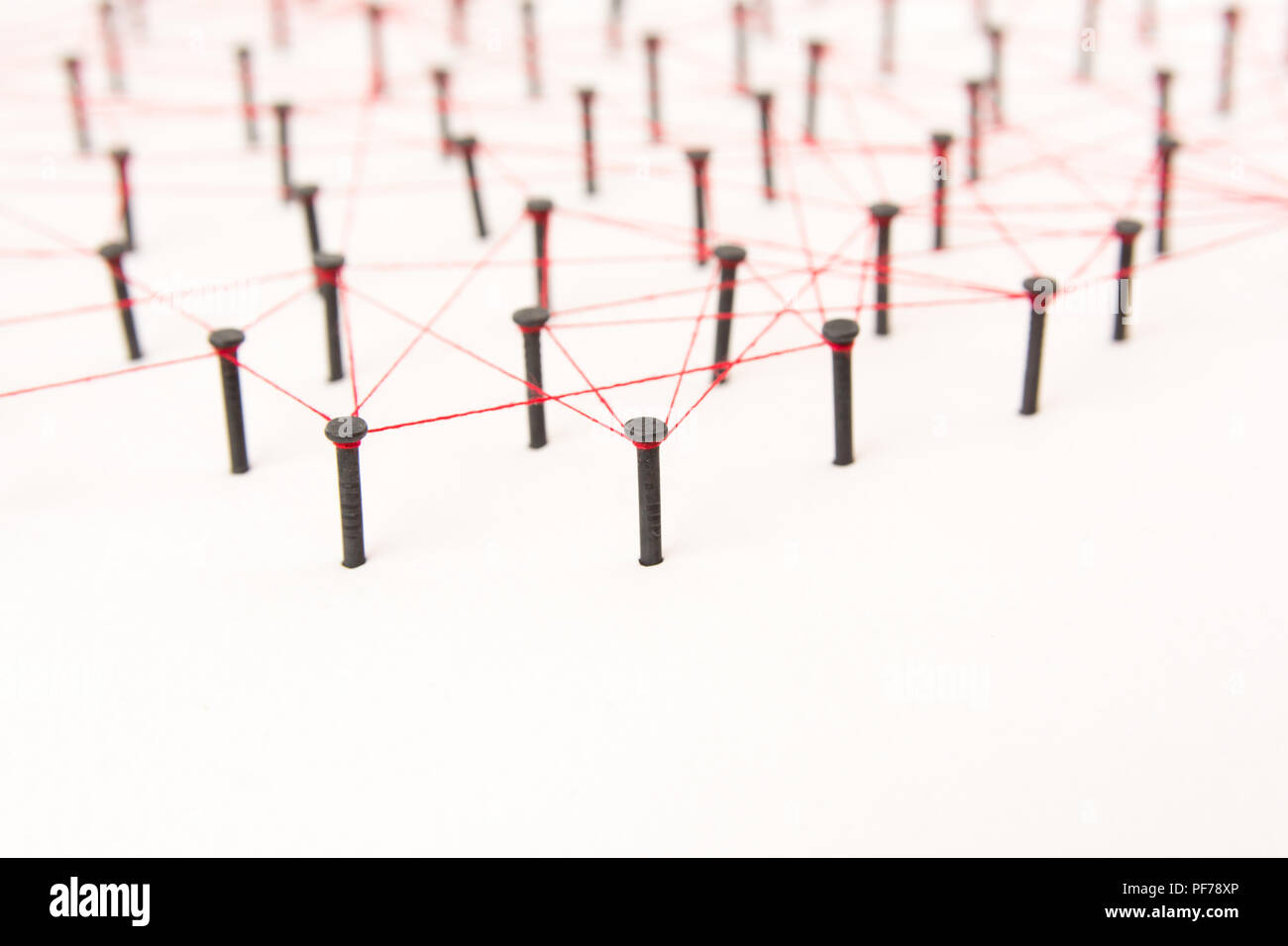 Linking entities, social media, Communications Network, The connection ...