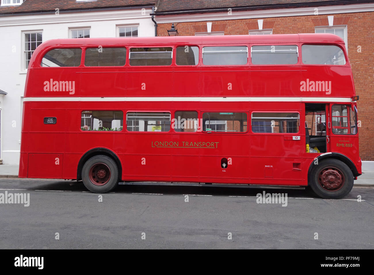 London Bus Side View High Resolution Stock Photography and Images - Alamy