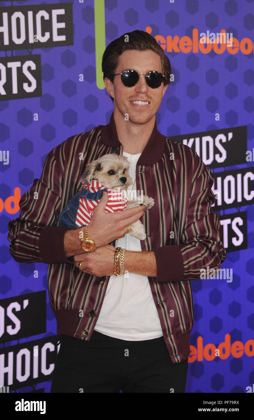 Nickelodeon Kids Choice Sports 2018 Featuring: Shaun White Where: Los ...