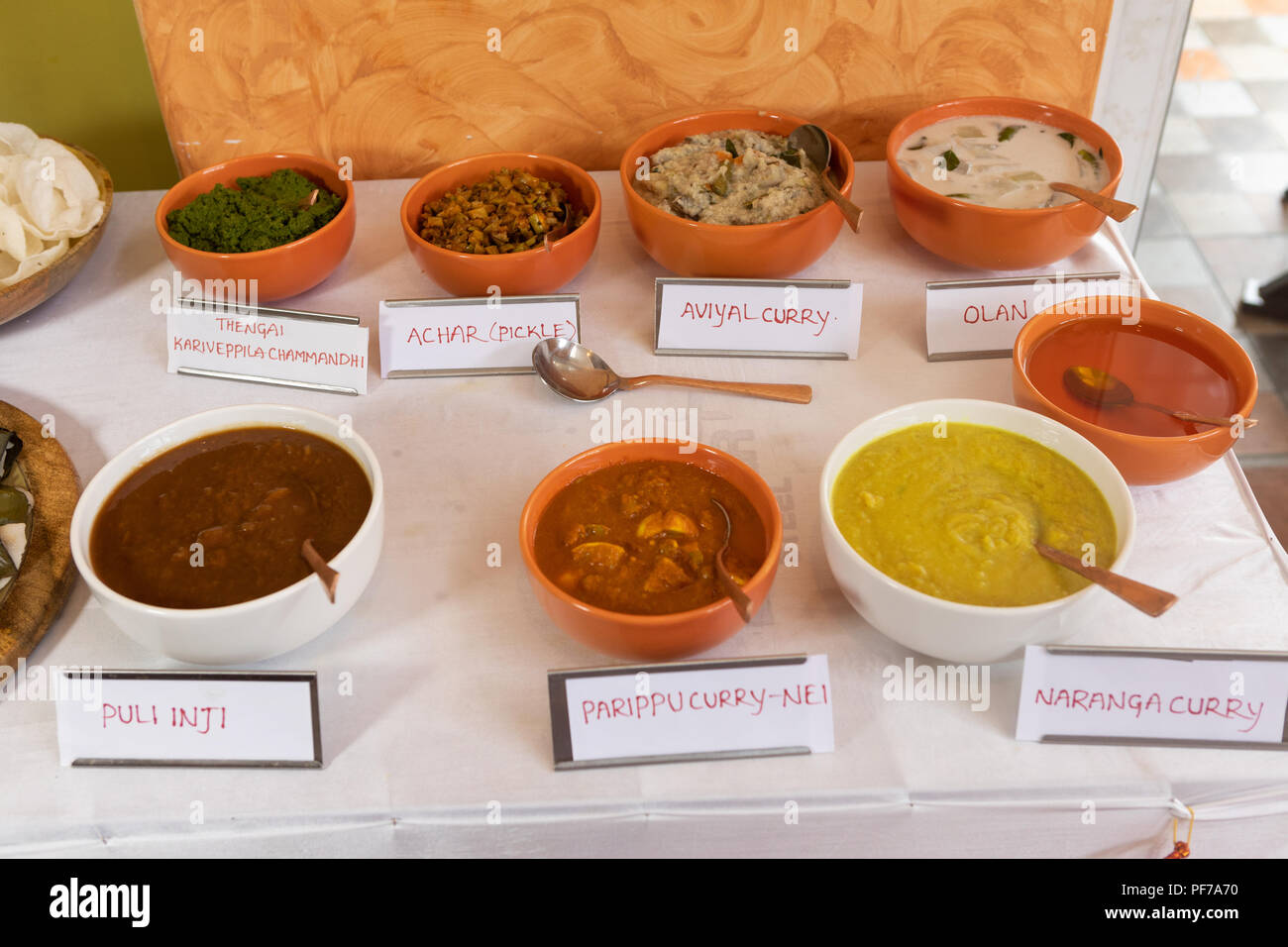 Traditional Indian food from Kerala Stock Photo - Alamy