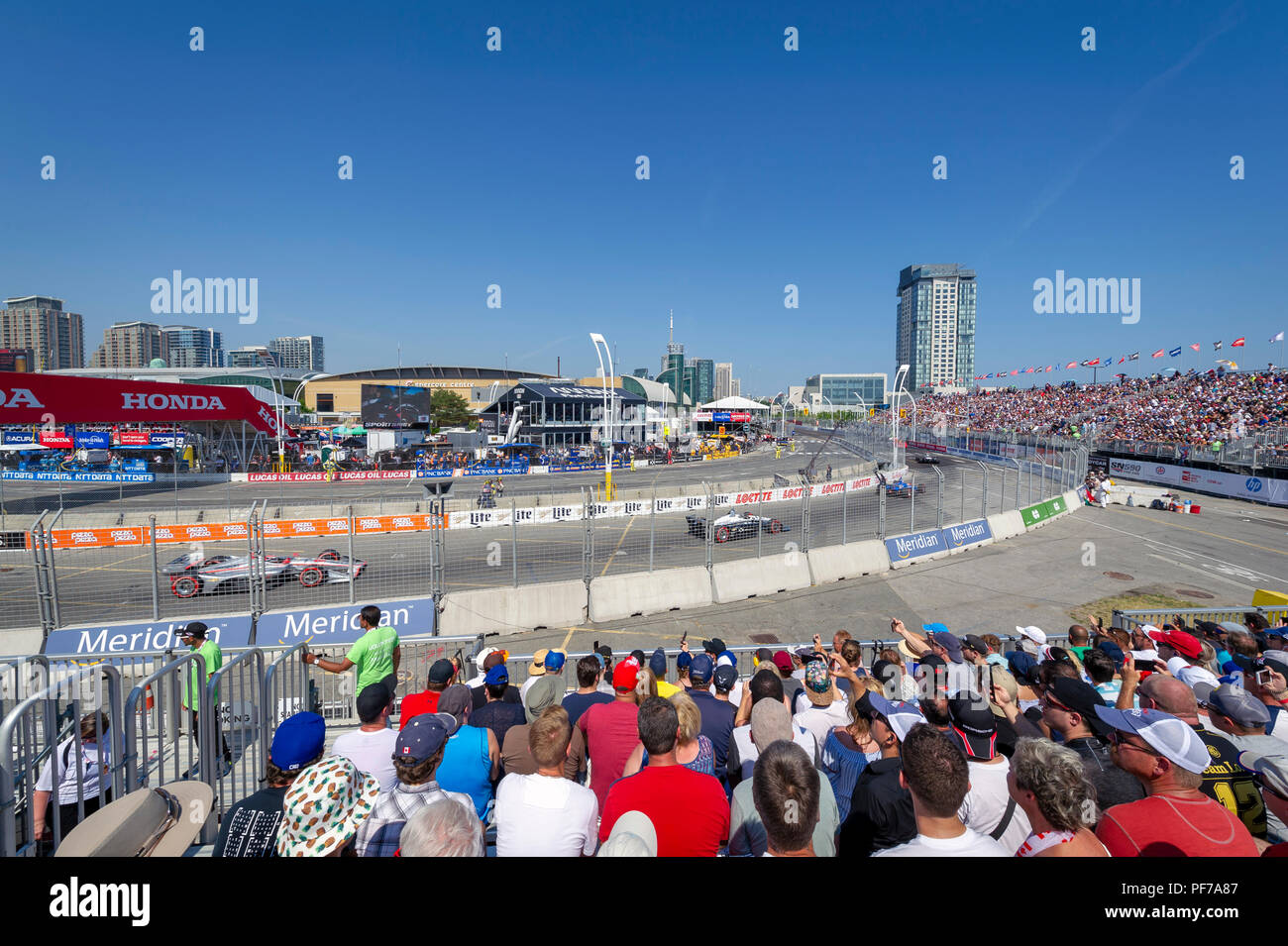 Indy car race day in Toronto Stock Photo - Alamy